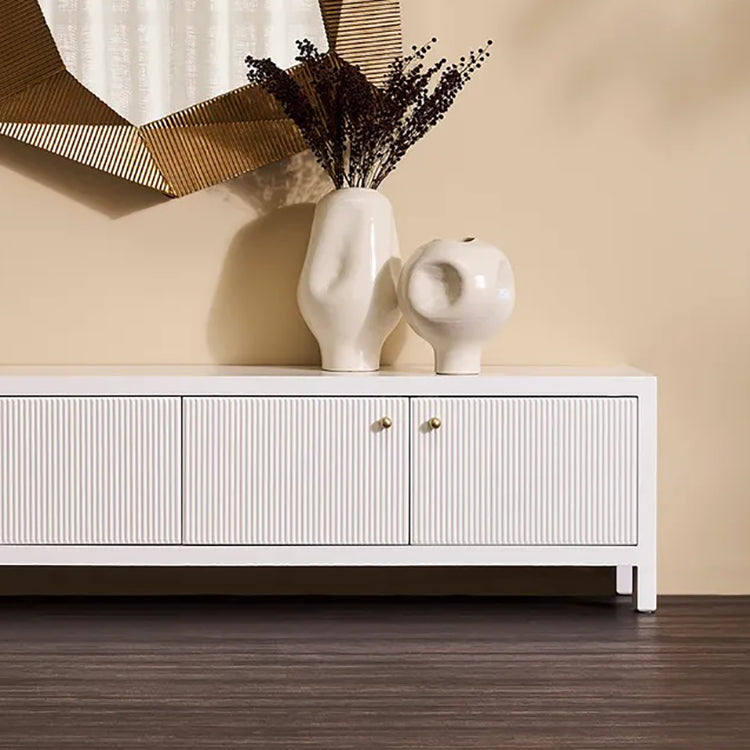 Adele Entertainment Unit - Large White – Attica House