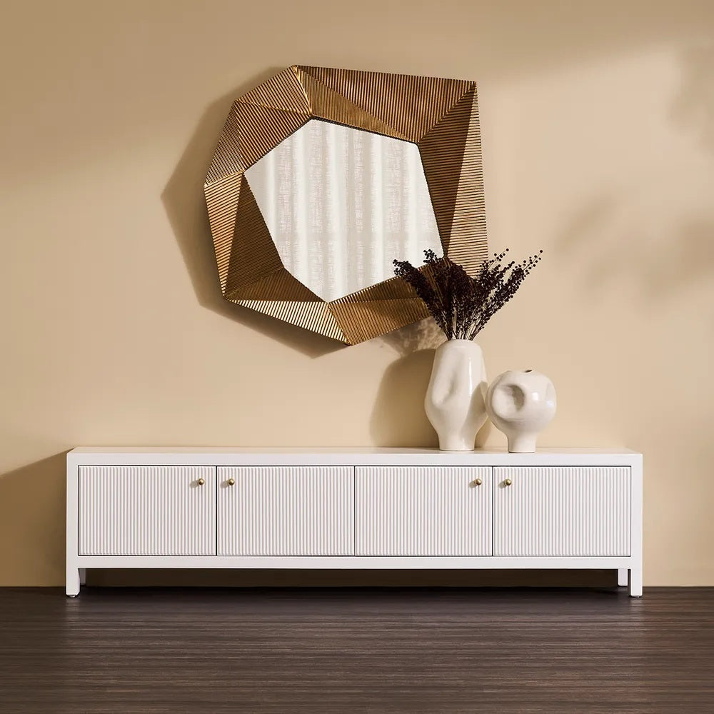 Adele Entertainment Unit - Large White – Attica House