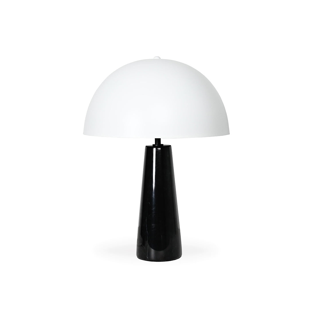Coco Table Lamp - Black Marble & White Shade – Attica House