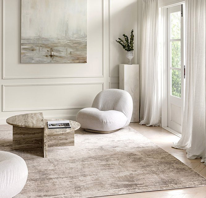 Darren Palmer Morgana Stone Rug – Attica House
