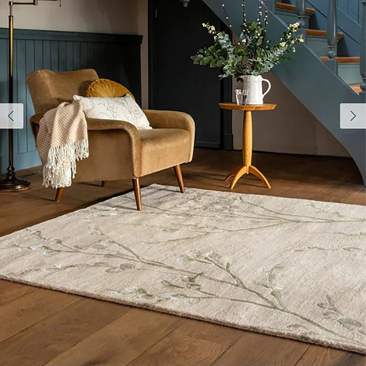 Laura Ashley Willow Rug - Hedgerow Green – Attica House