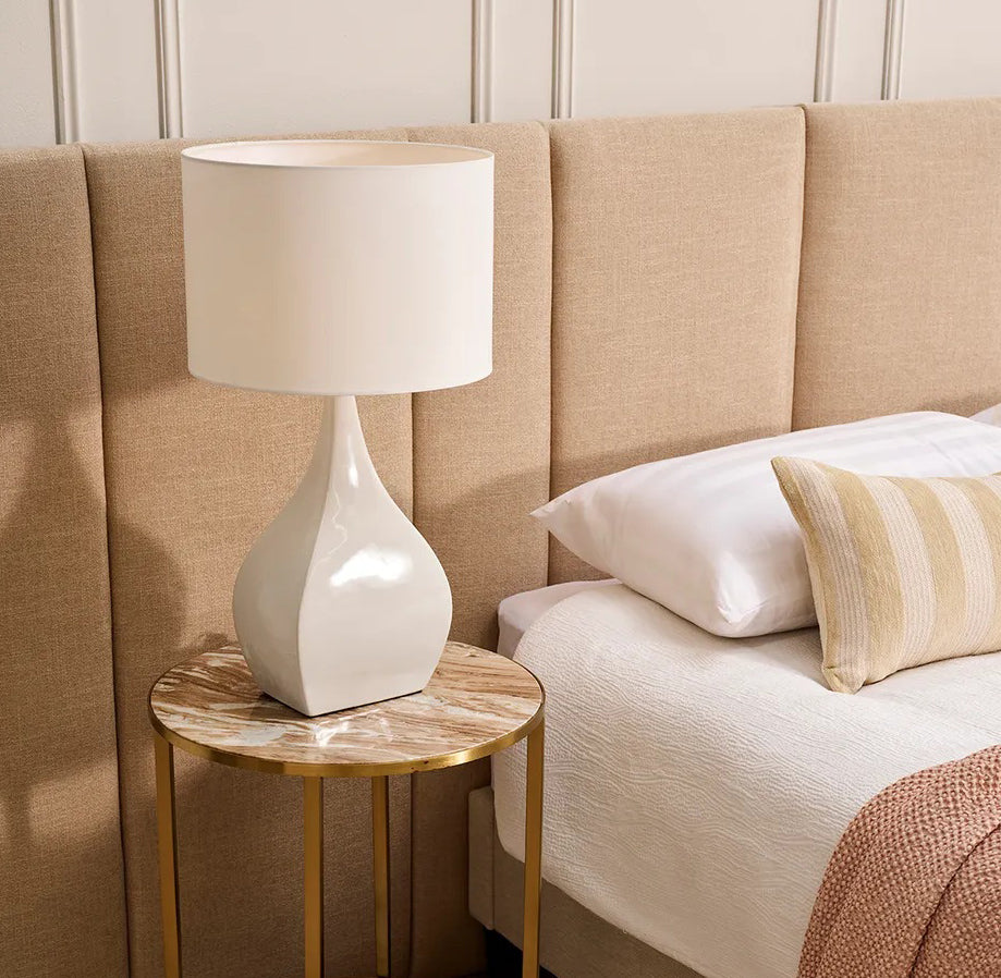 Serena Table Lamp - White | Attica House Charming Table Lamps