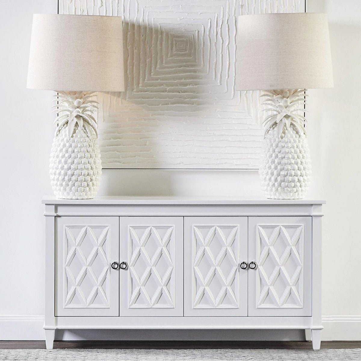 Portside White Buffet Cabinet - Hamptons Style Buffet! – Attica House